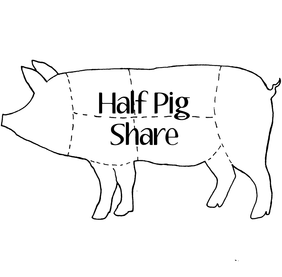 Half Pig Deposit - SEPTEMBER PICK UP - Sirius Micro Farm